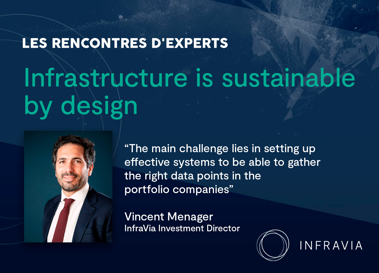 Infrastructure is sustainable by design - InfraVia